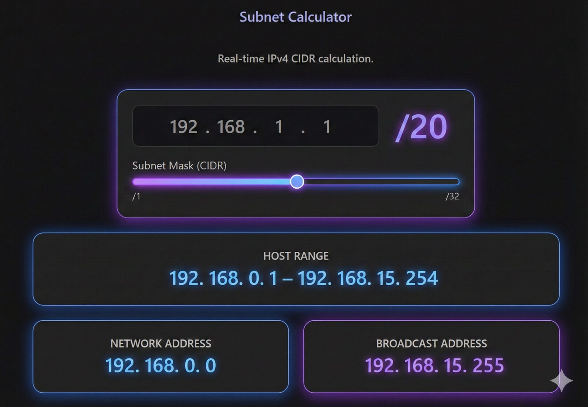 Subnet Calculator | MY TECH BLOG